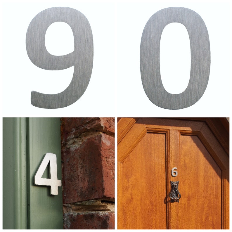 Door Numbers - Stainless Steel Door Numbers, Calibri Door Numbers ...