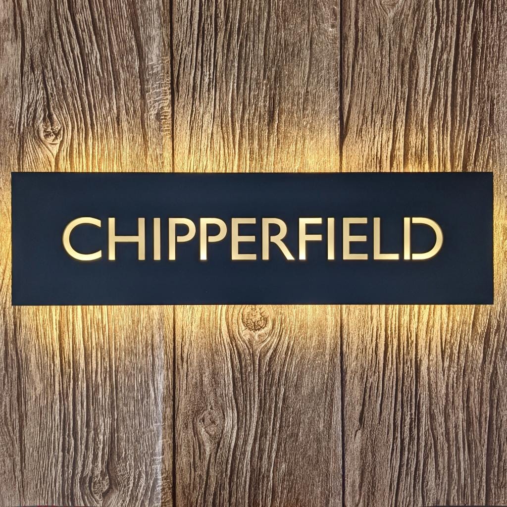 LED House Name, Custom Made LED House Name, Light up House Name With ...