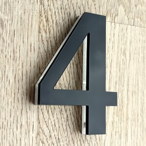 3D House Number - 3D Door Numbers - 3D Acrylic Door Numbers - Acrylic ...