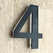 3D House Number - 3D Door Numbers - 3D Acrylic Door Numbers - Acrylic ...