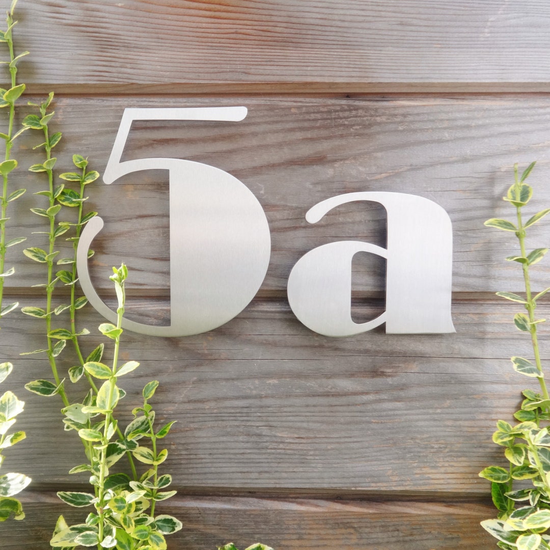 Art Deco House Numbers, Stainless Steel House Numbers, Art Deco ...