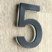 3D House Number - 3D Door Numbers - 3D Acrylic Door Numbers - Acrylic ...