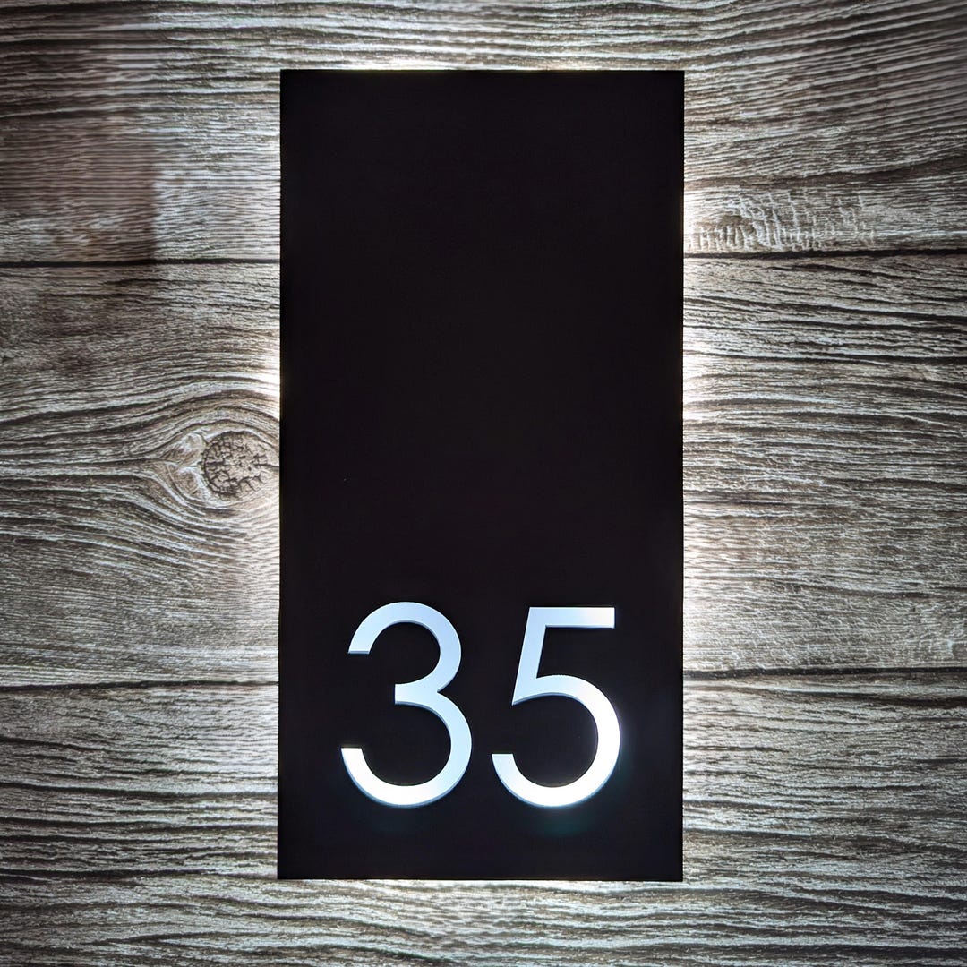 LED House Number, Light up House Number, LED House Number in Century ...