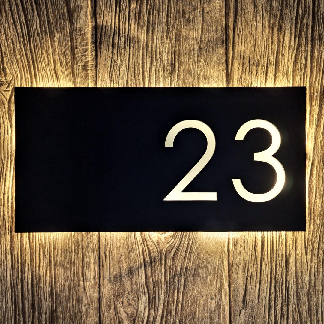 LED House Number, Light up House Number, LED House Number in Century ...