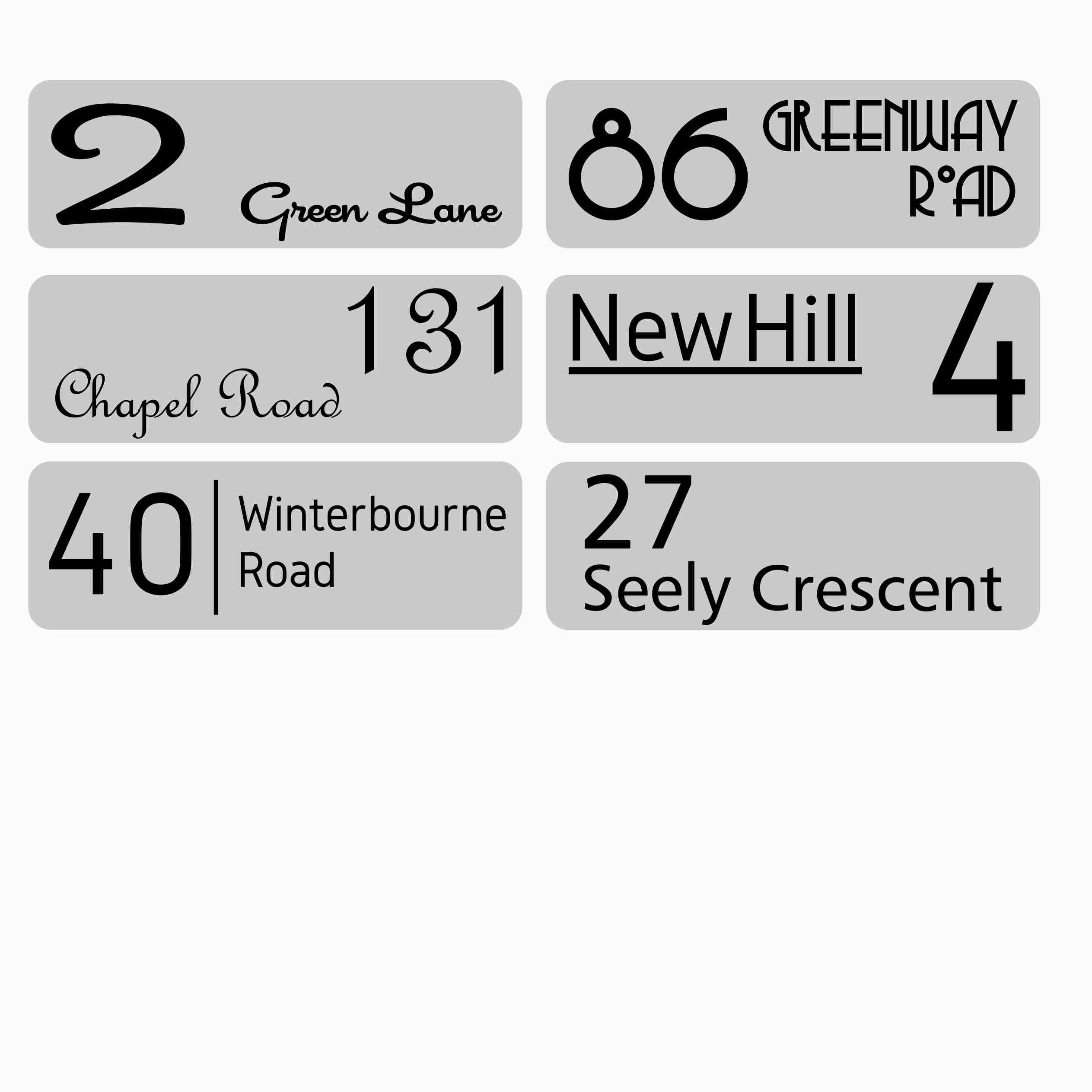 Custom Address Plaques - Etsy