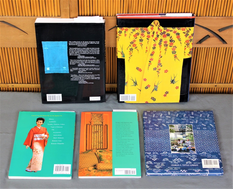 5 Vintage Books - Beyond the Tanabata Bridge, Traditional Fabrics ...