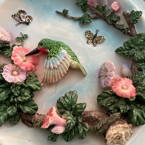 Hummingbird Plate - Etsy
