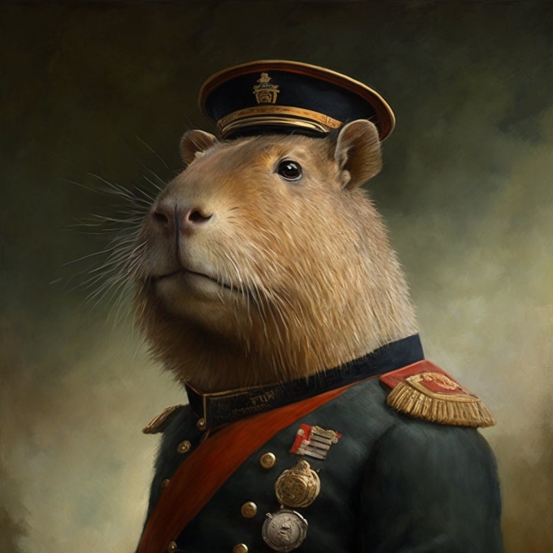 Capybara Military - Etsy UK