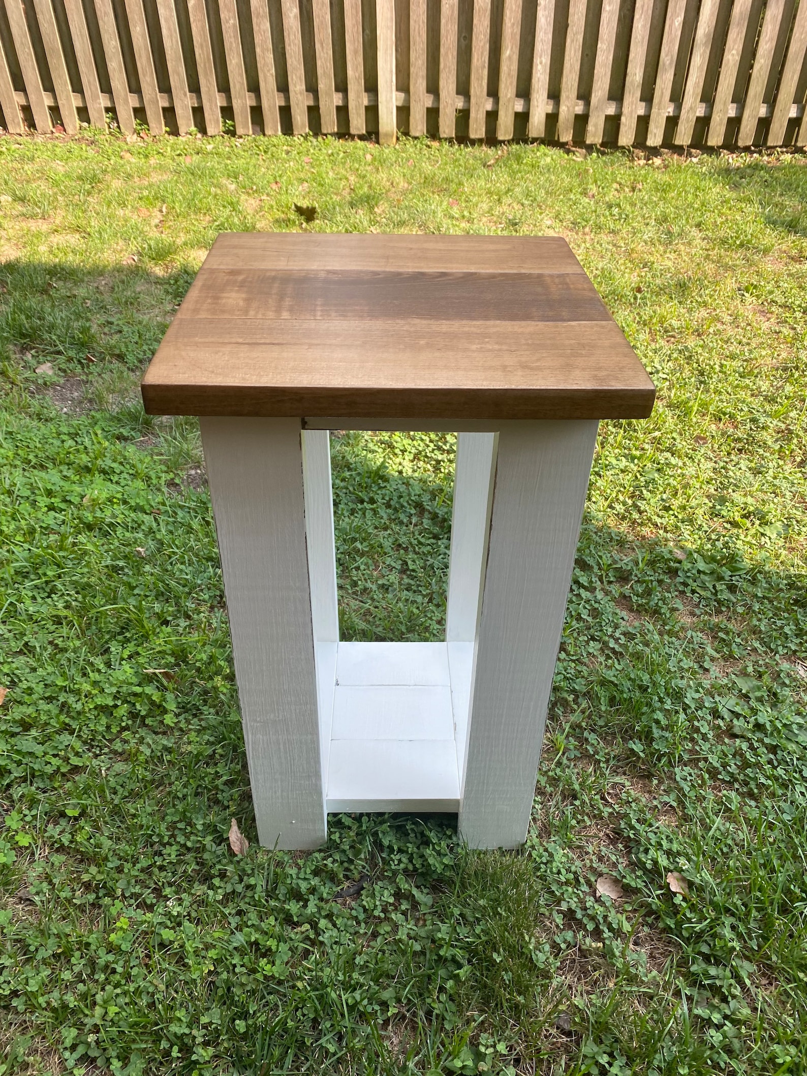 Farmhouse Rustic Side Table - Etsy