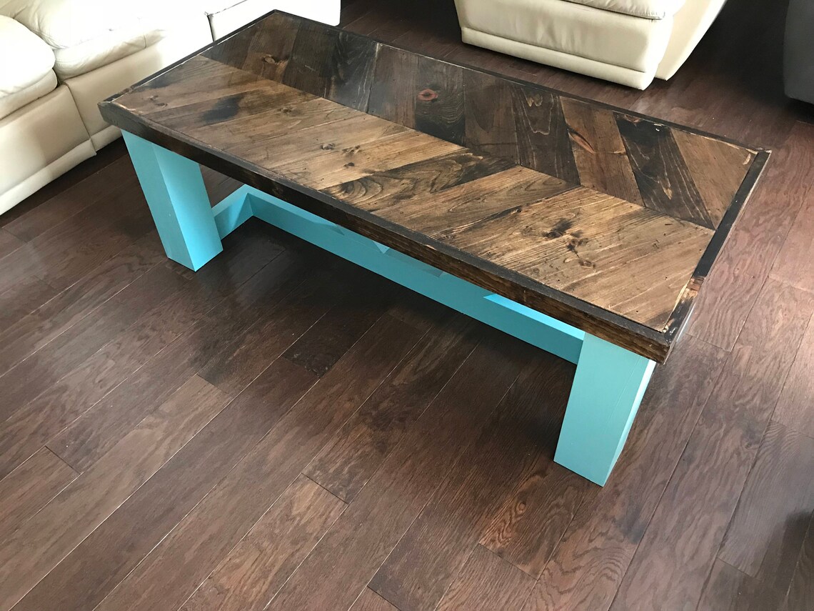 Chevron Coffee Table - Etsy