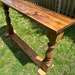 Farmhouse Entry Table With Turned Legs - Etsy