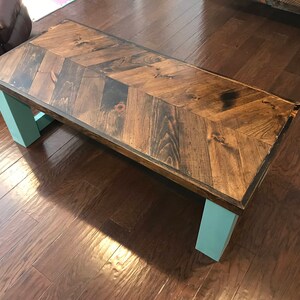Chevron Coffee Table - Etsy