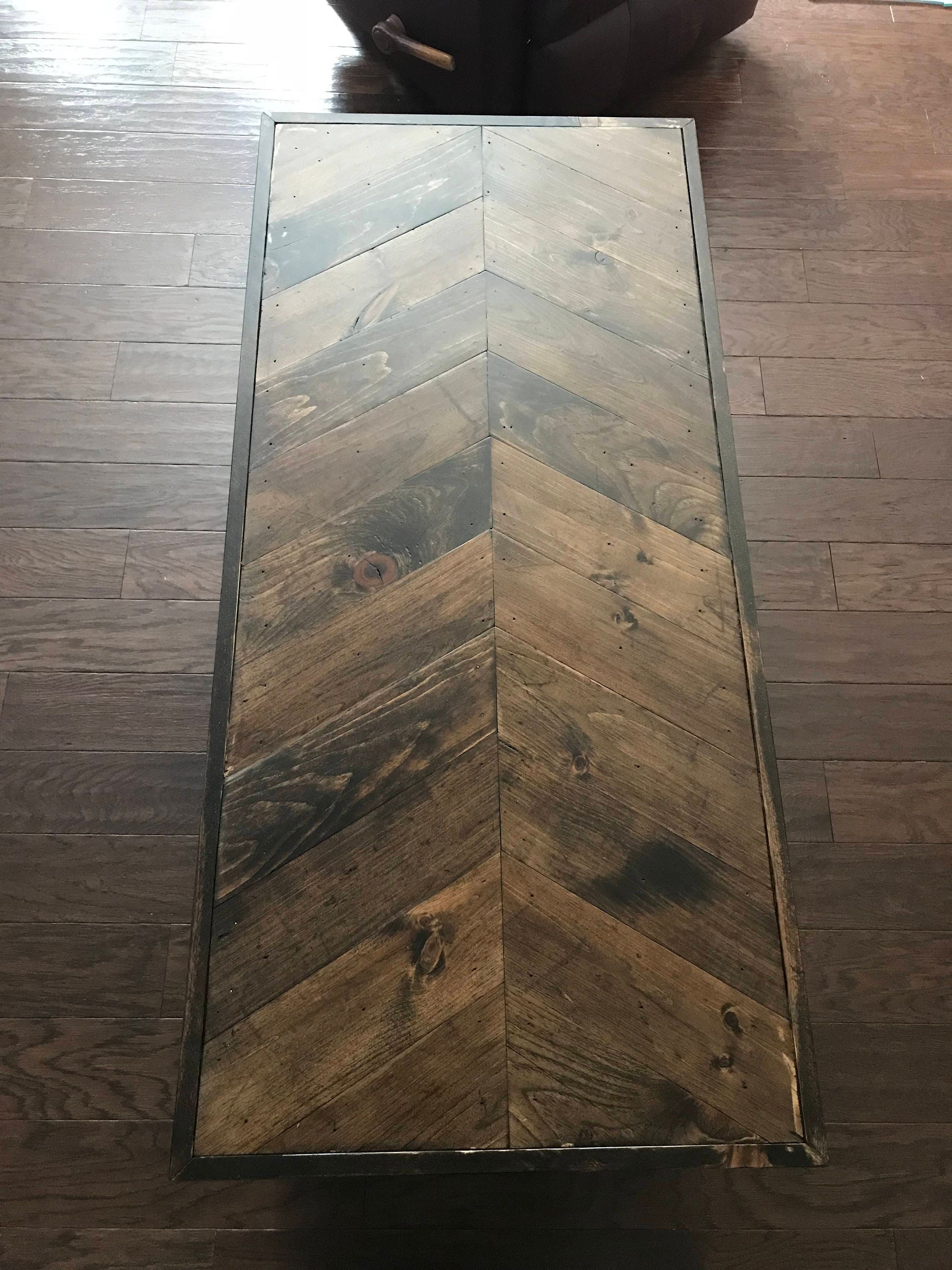 Chevron Coffee Table - Etsy