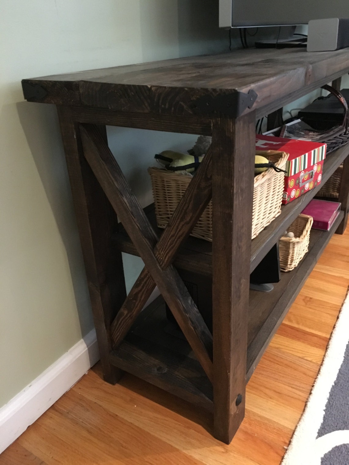Rustic Tv Stand X Console - Etsy