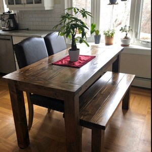Farmhouse Dining Table With Breadboard Ends - Etsy