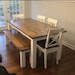 Farmhouse Dining Table With Breadboard Ends - Etsy