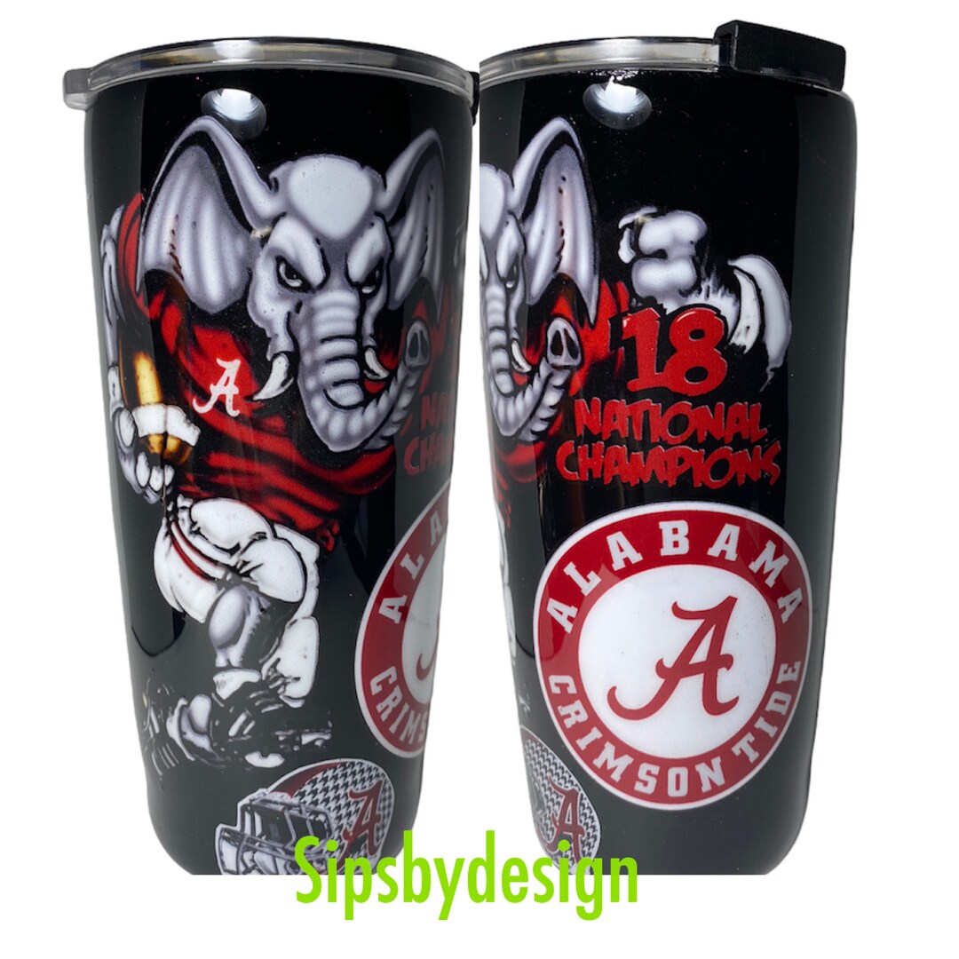 Alabama Crimson Tide Custom Cup Gift Bama National Champions Gift - Etsy
