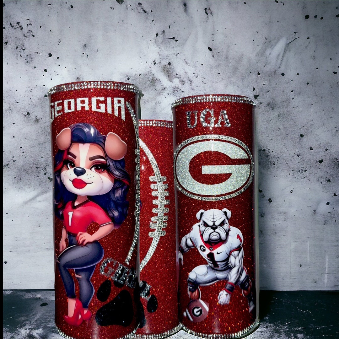 Custom Georgia Football Tumbler for Her Georgia Bulldogs Lover Gift UGA ...