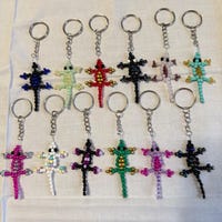 Monkey Pony Bead Keychain - Etsy