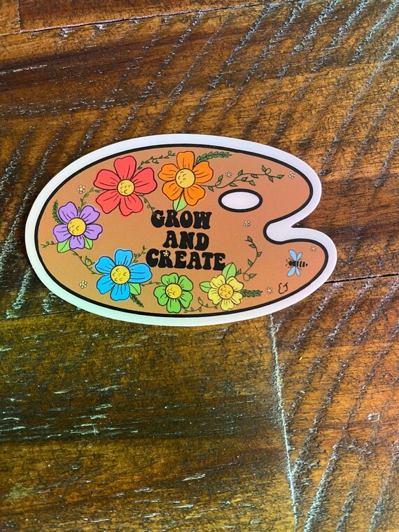 Floral Grow Waterproof Sticker x boho sticker waterproof sticker ...