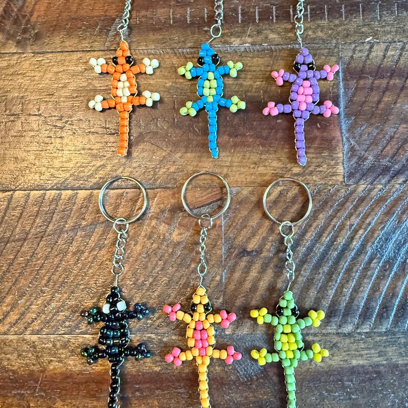 Lizard Keychain - Etsy