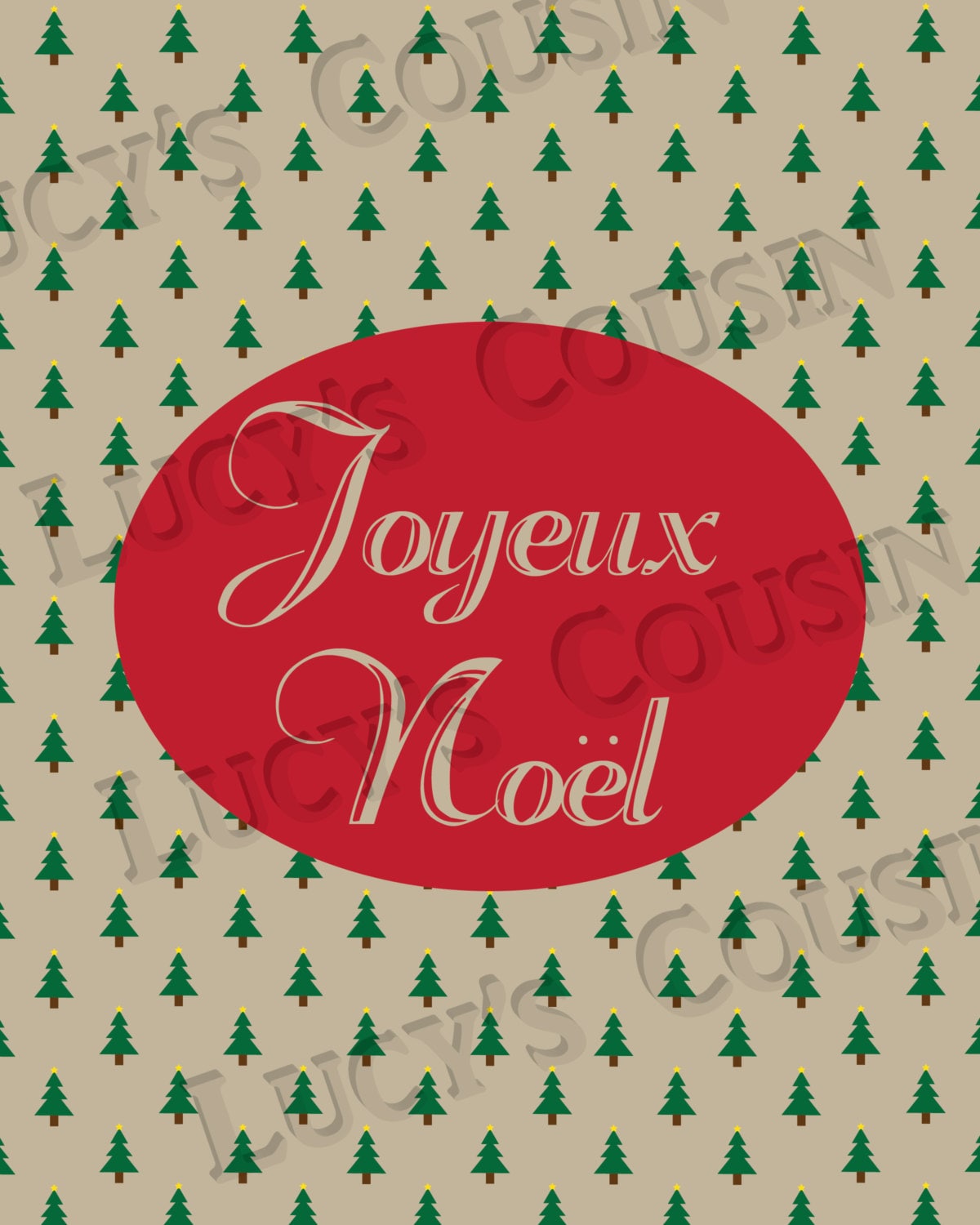 Joyeux Noel French Christmas, Digital Print, Instant Download - Etsy