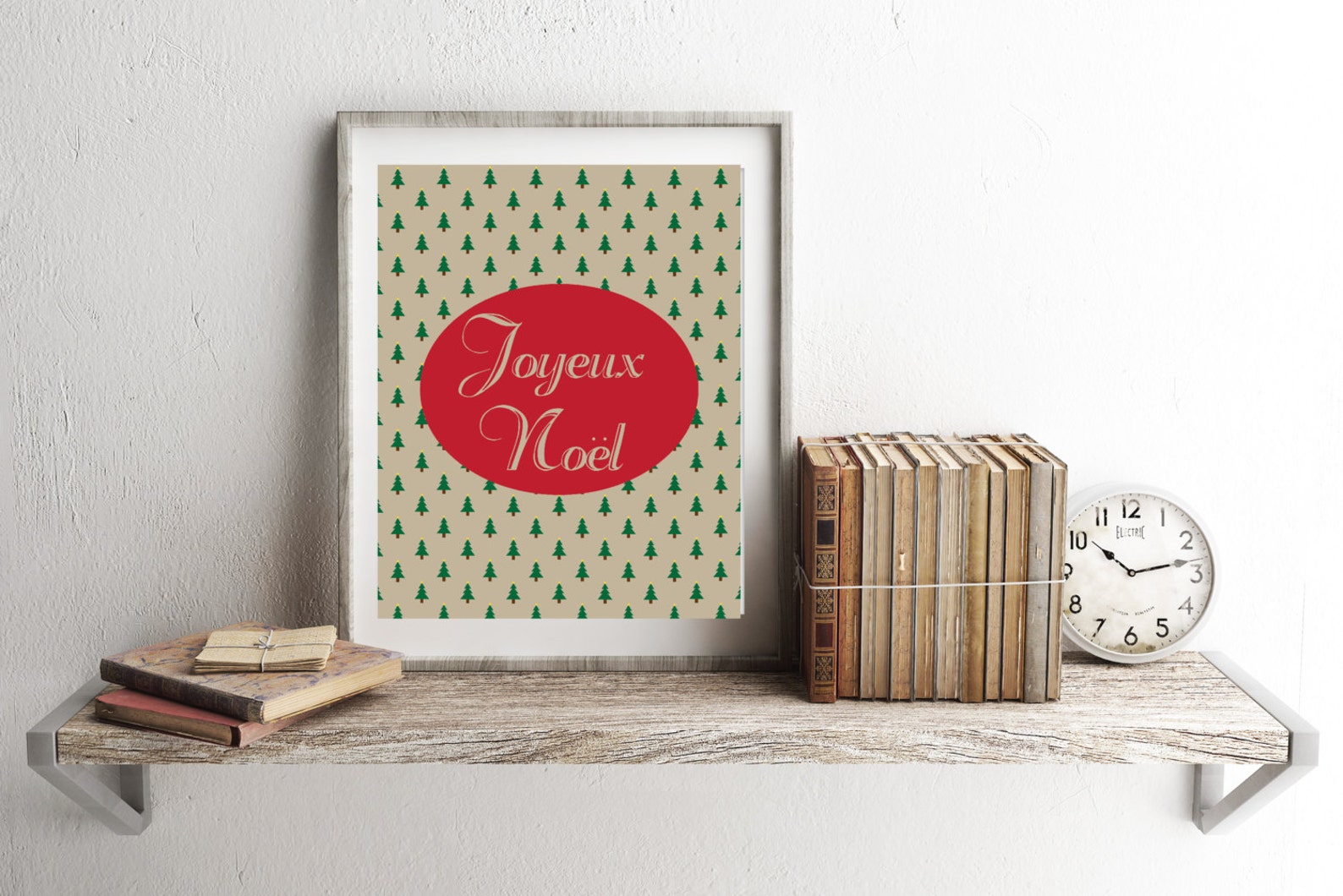 Joyeux Noel French Christmas, Digital Print, Instant Download - Etsy