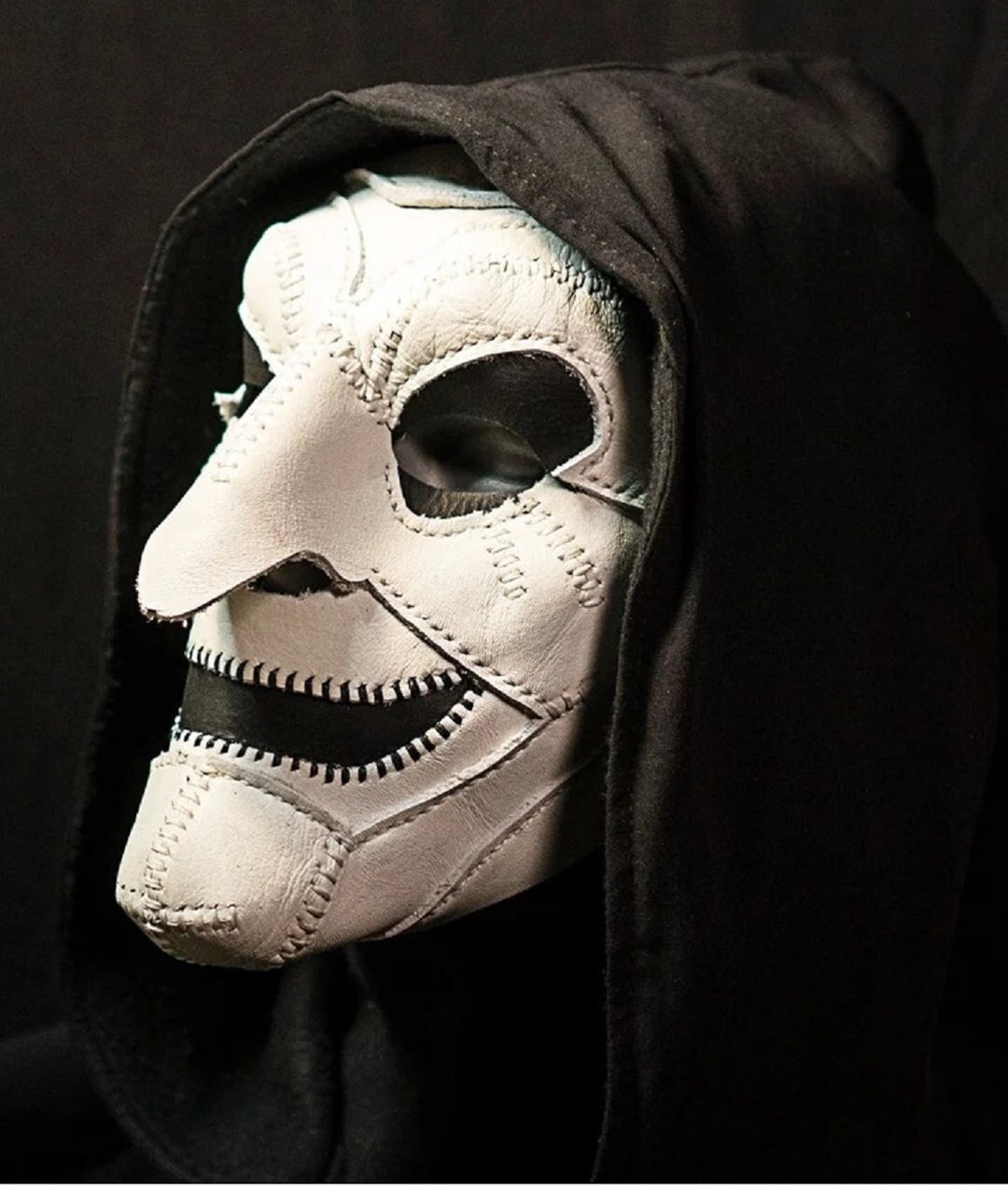 The Witch Leather Mask. - Etsy