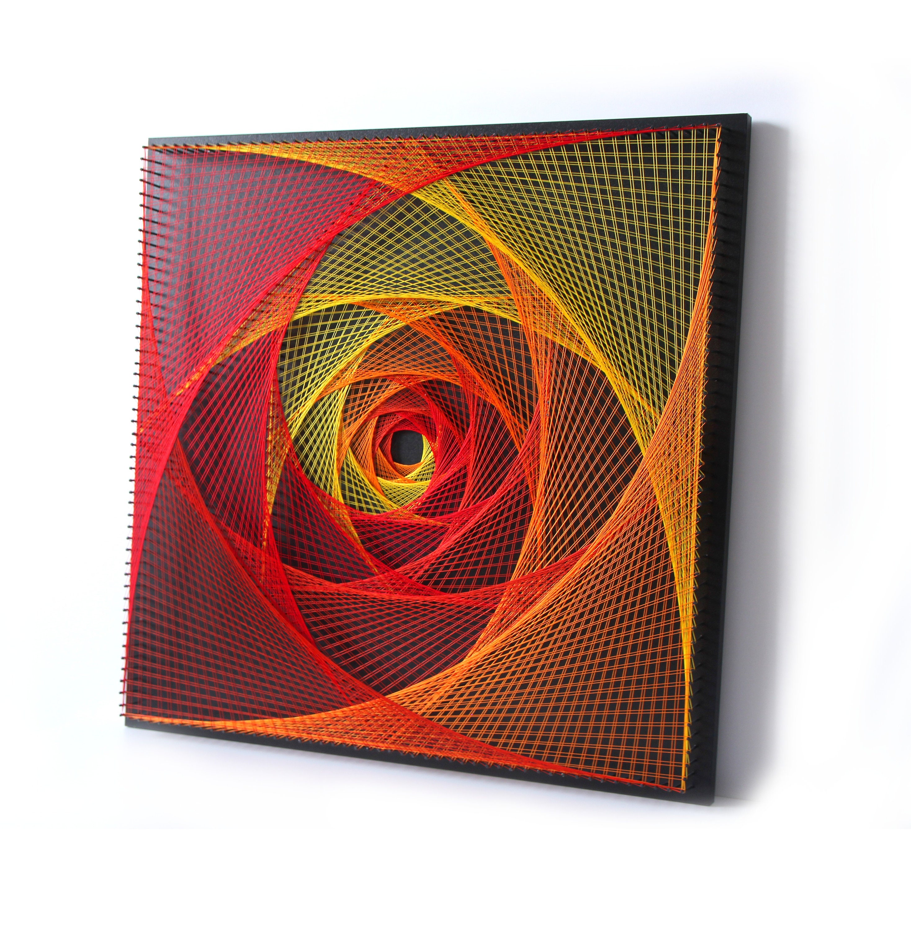 Wall Hangings ROSE Stringart Sacred Geometry Interior Design - Etsy