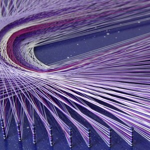 String Art ANGEL WINGS Sacred Geometry Meditation Cosmos Harmony String ...