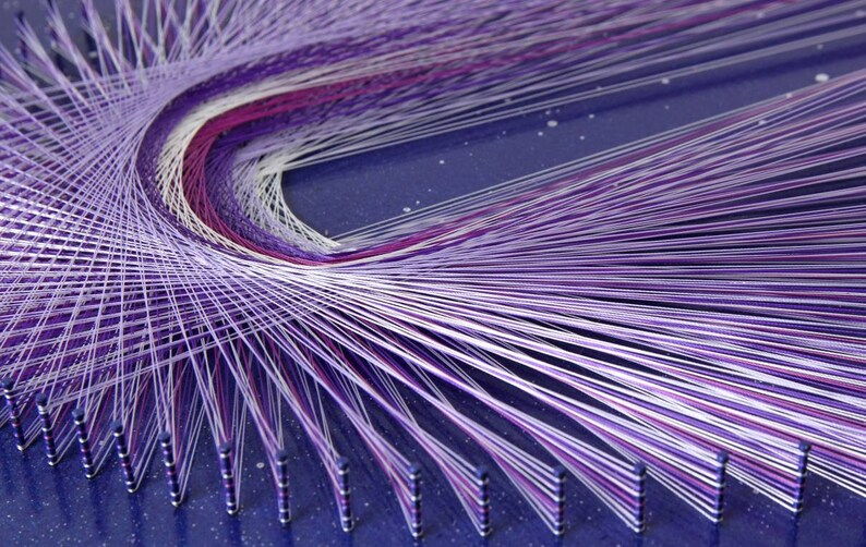 String Art ANGEL WINGS Sacred Geometry Meditation Cosmos - Etsy