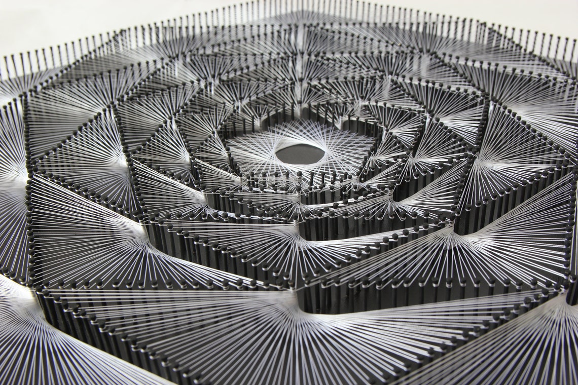 String Art, String Art, String, SPACESHIP, Nail Art, Sacred Geometry ...