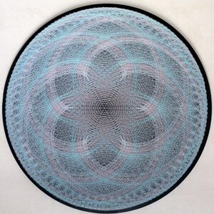 String Art SPACE LOVE Sacred Geometry, Psychedelic, String Art, Wall ...