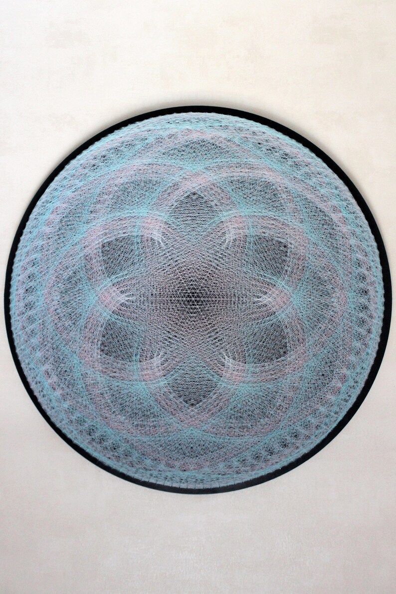 String Art SPACE LOVE Sacred Geometry, Psychedelic, String Art, Wall ...