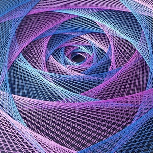 ROSE OF SPACE, String Art, Sacred Geometry, Meditation, Cosmos, Harmony ...