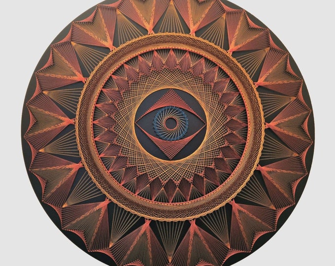 String Art EYE OF SHAMAN Wall Art Sacred Geometry Home & Living Home ...