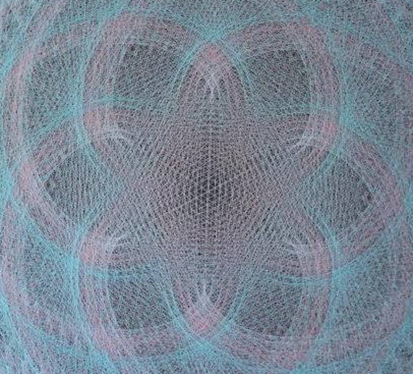 String Art SPACE LOVE Sacred Geometry Psychedelic String - Etsy