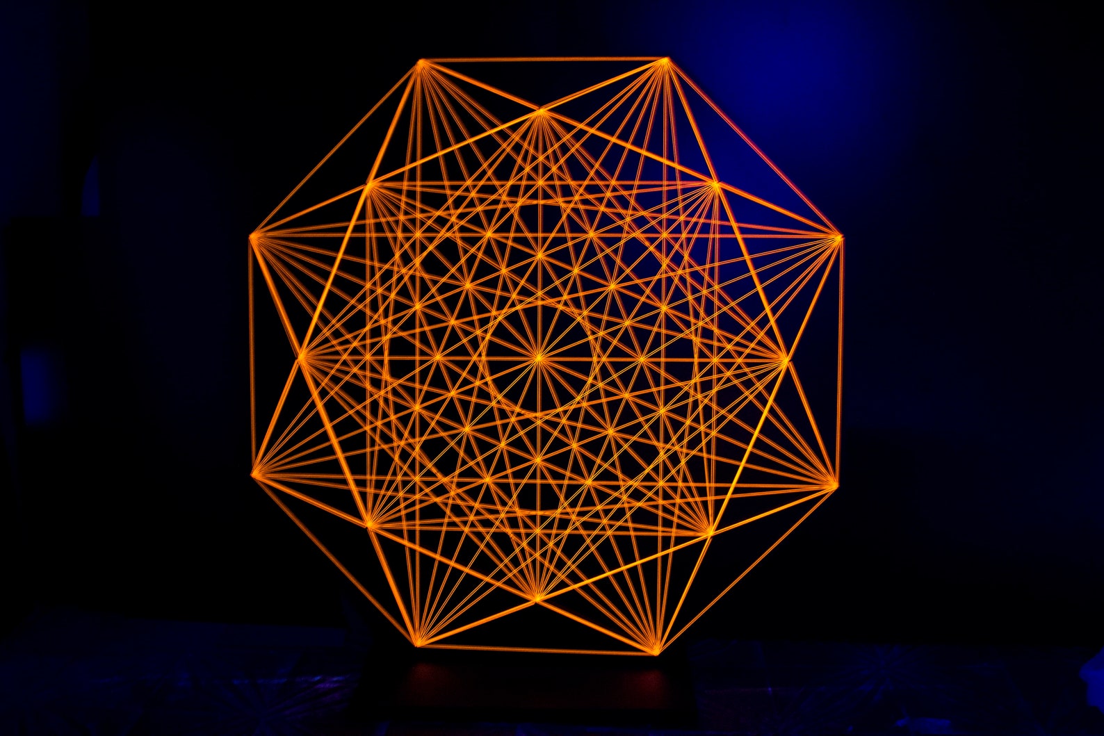 String Art COSMIC CHRYSANTHEMUM Sacred Geometry Wall Hanging - Etsy