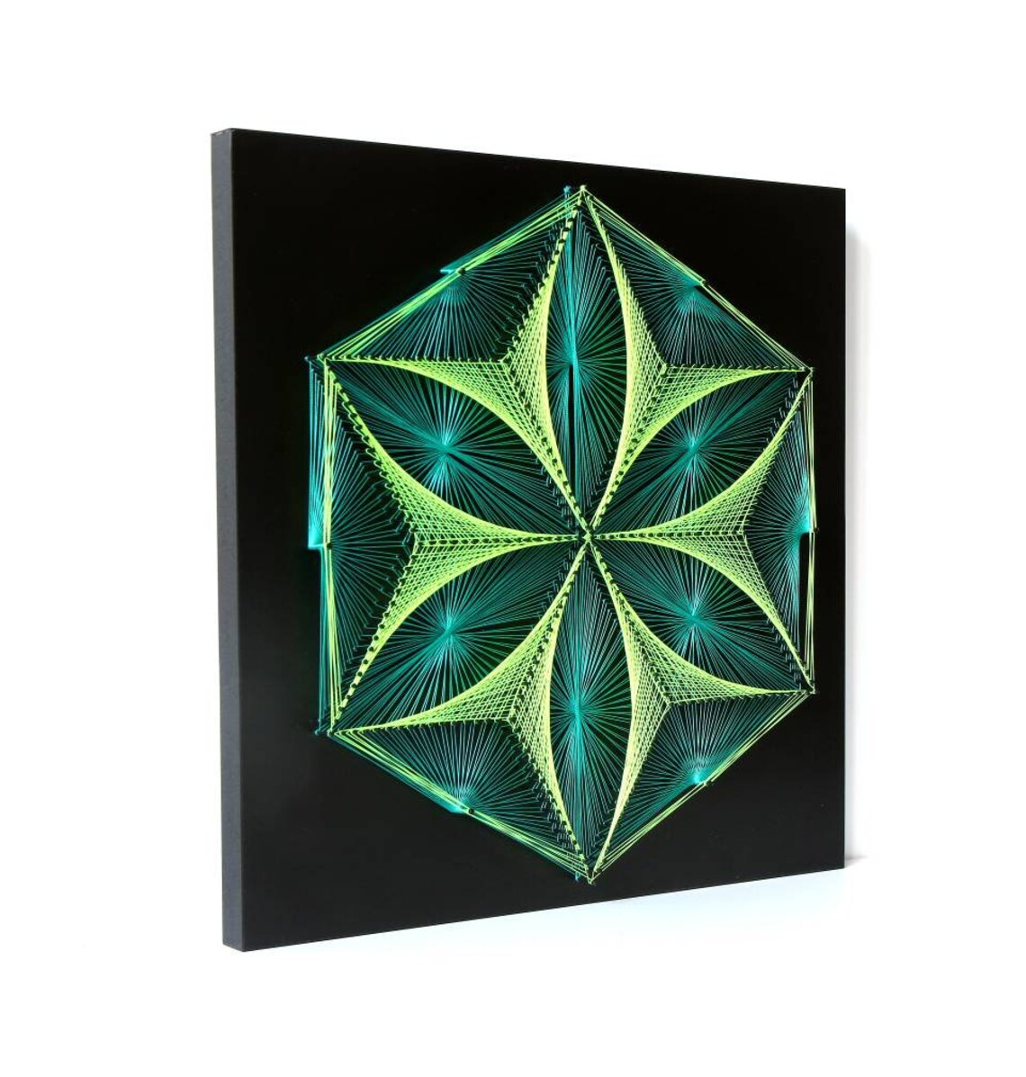 String Art Kit Flower of Life DIY Mandala Nail - Etsy