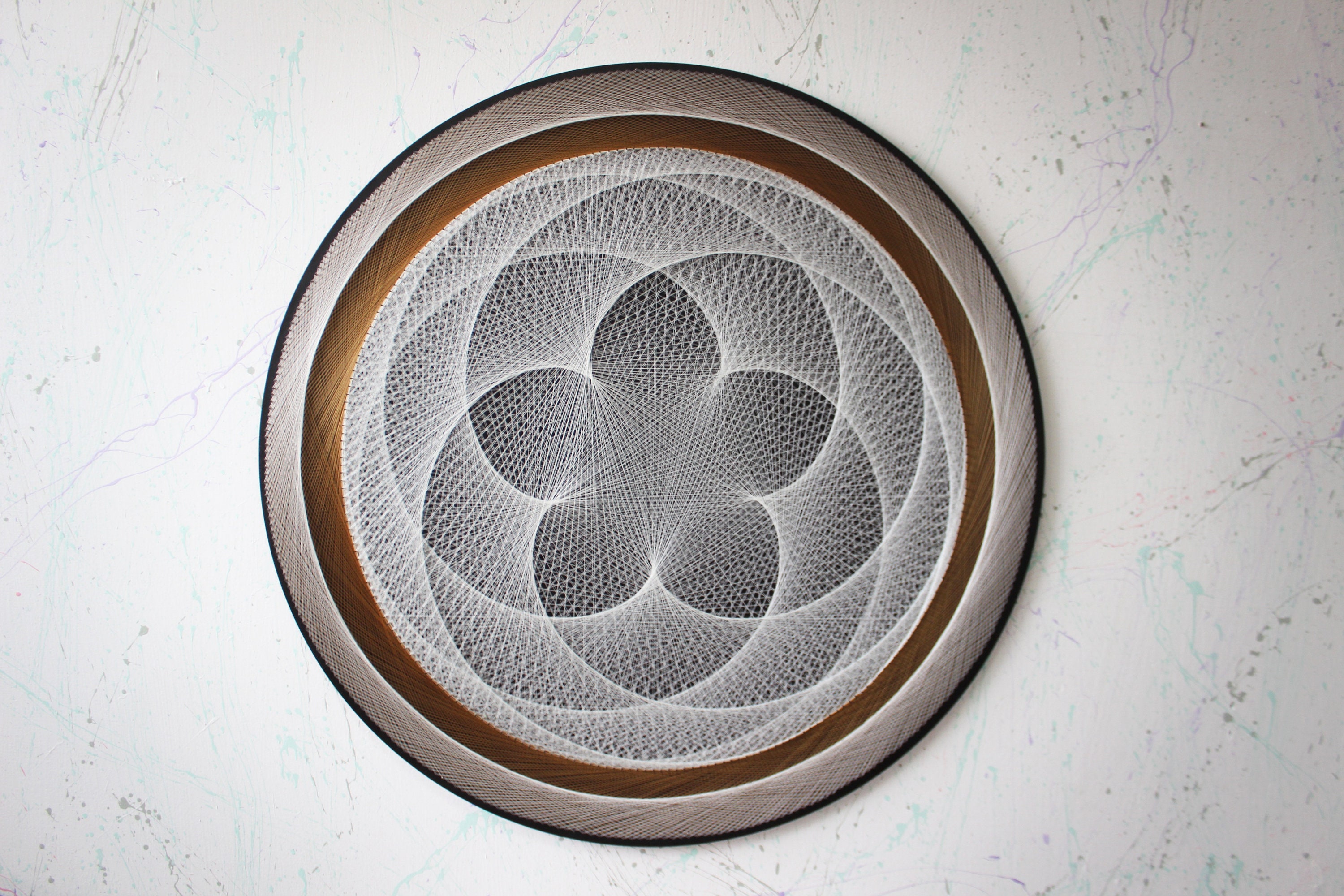 String art Dance of the Earth and Venus mandala art spiritual | Etsy