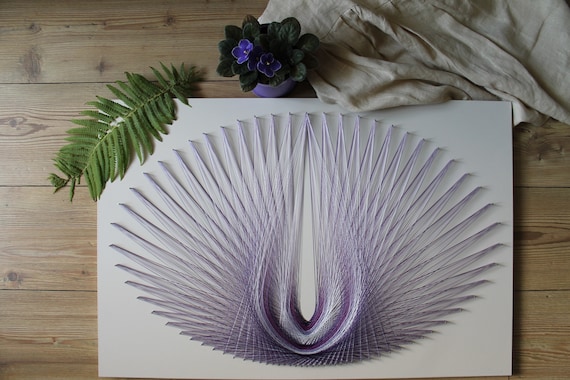 YONI symbol of the feminine string art sacred geametry | Etsy