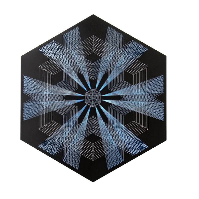 String Art THE WAY Zen Mandala Art Spiritual Zen Sacred - Etsy