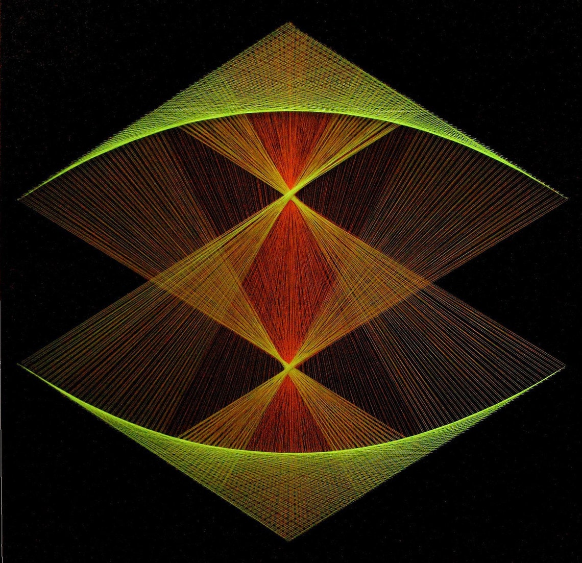 String Art Nonla Sacred Geometry Psychedelic Stringart Home - Etsy UK