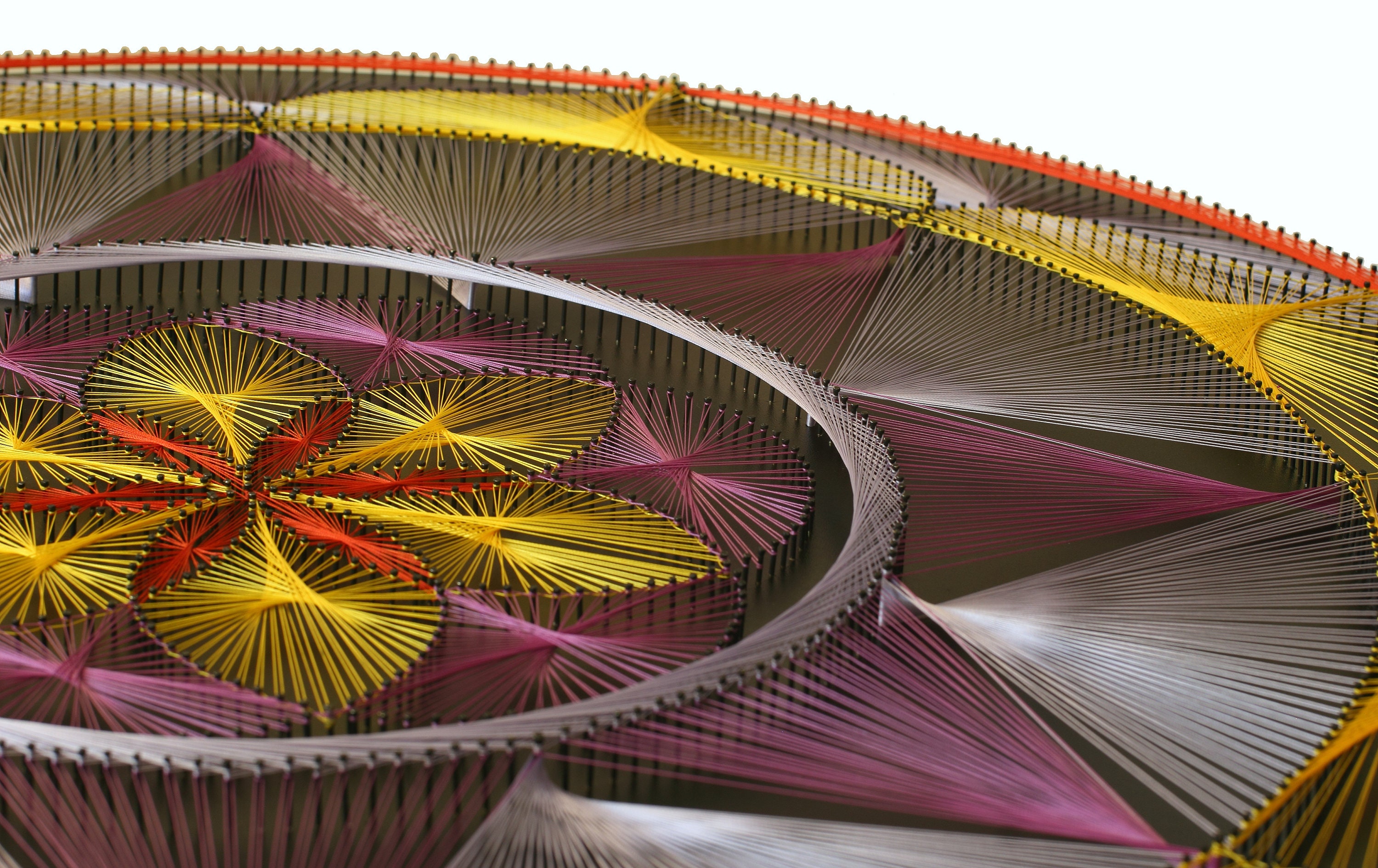 String Art Sacred Geometry Psychedelic String Art Home Decor - Etsy UK