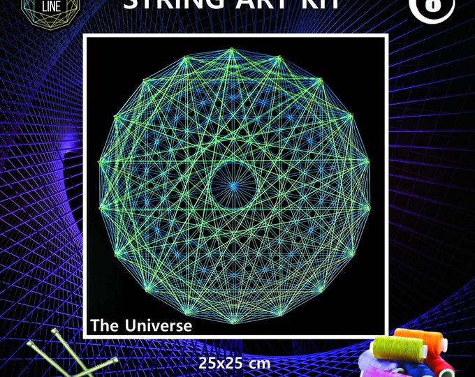 String Art Kit, String Art Kit Universe, Mandala Patterns, Mandala Kits ...