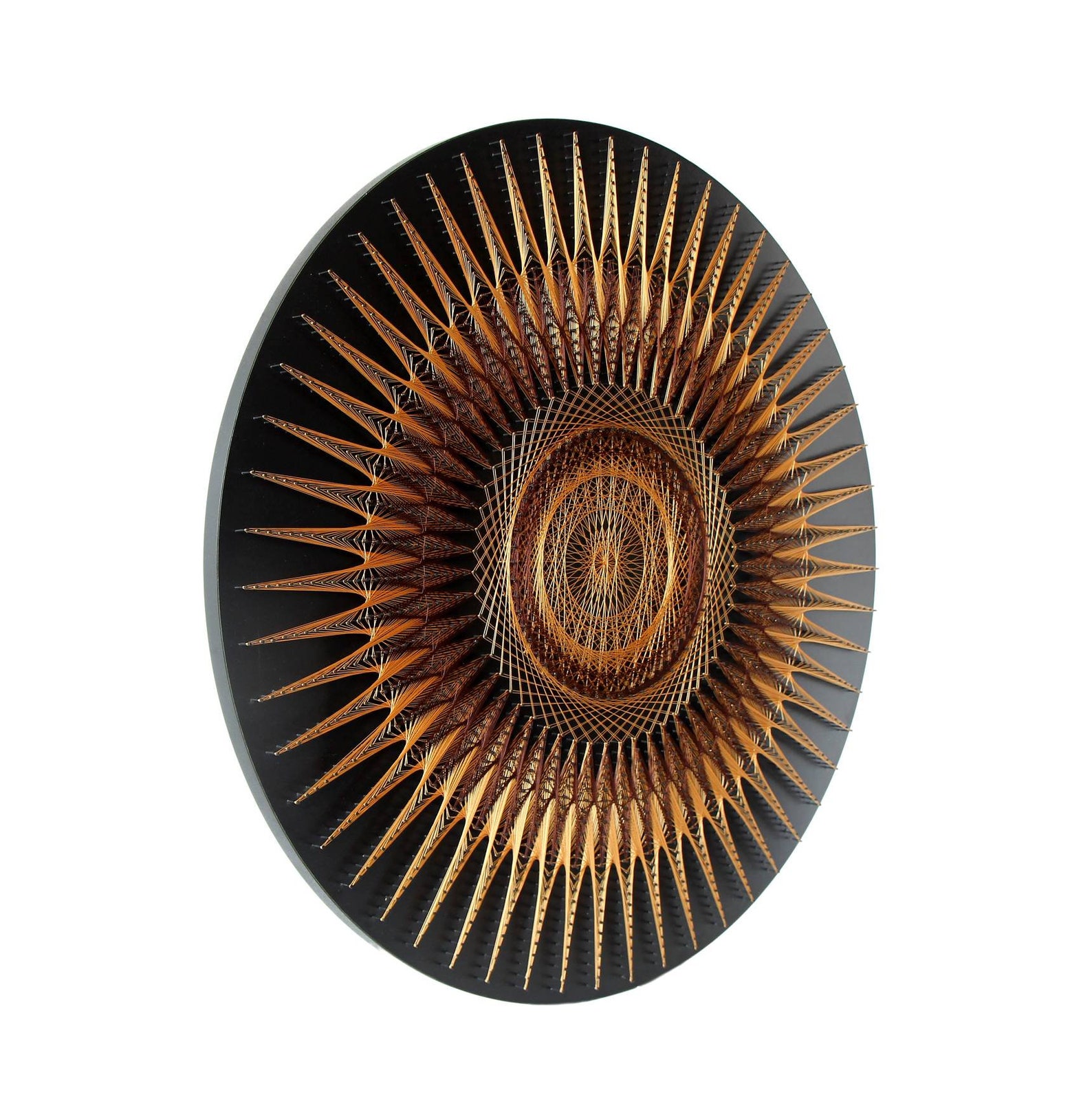 String Art Mandala Prosperity Sacred Geometry 3D Art Zen Spiritual Wall ...