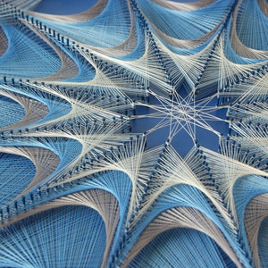 String Art Hydrosphere Sacred Geometry Spiritual Gift Art Zen Yoga Art ...