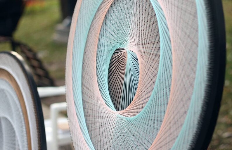 String Art - UNITY OF TWO Bedroom Wall Décor Sacred Geometry Spiritual ...