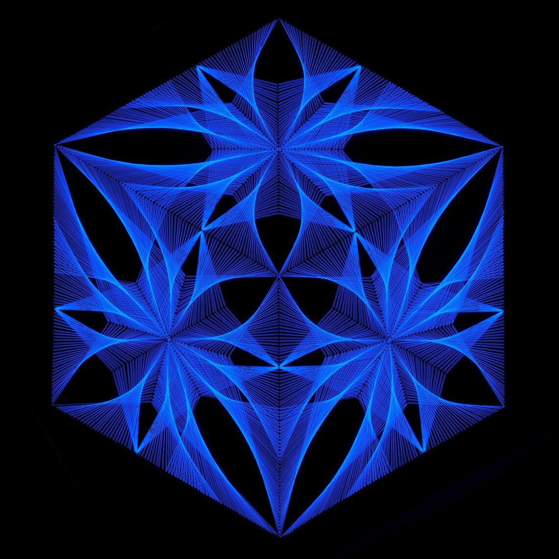 SEVEN Sacred Forms Sacred Geometry Meditation Cosmos Harmony String Art ...