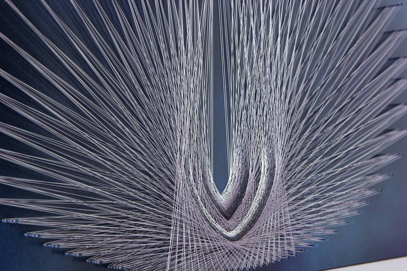 YONI symbol of the Feminine String Art Sacred Geametry | Etsy